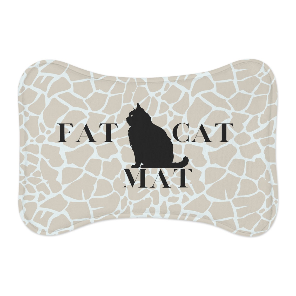 Fat Cat Mat Cat Food Mat Pet Food Mat Non Slip Mat Pet Placemat Pink ...