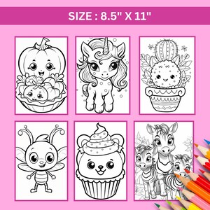 70 Kawaii Coloring Pages, Cute Coloring Book, Kawaii Gifts, Kawaii Food ...