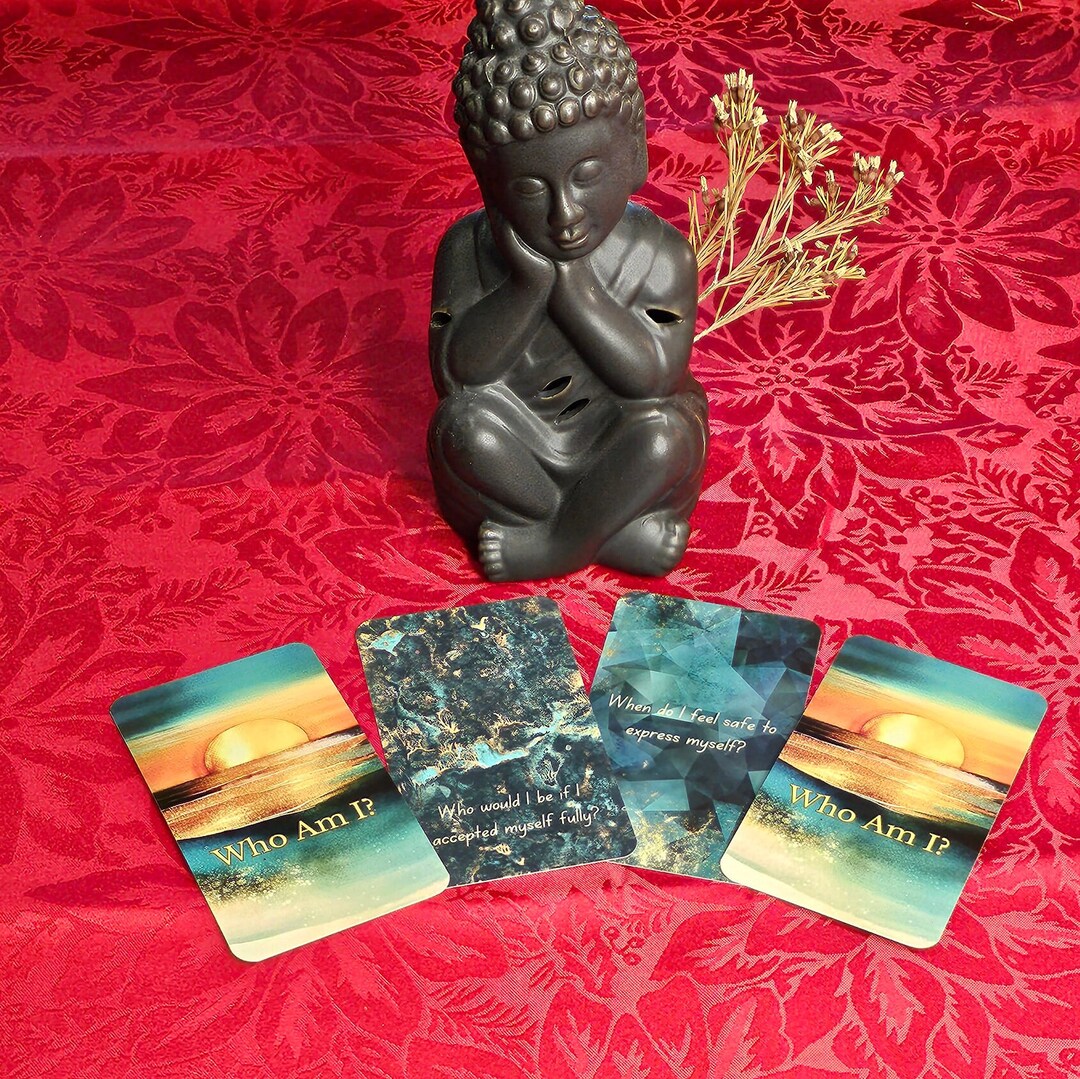 Who Am I Oracle Cards Unlock Your Inner Wisdom Self Reflection Deck Prompts Awareness Tarot