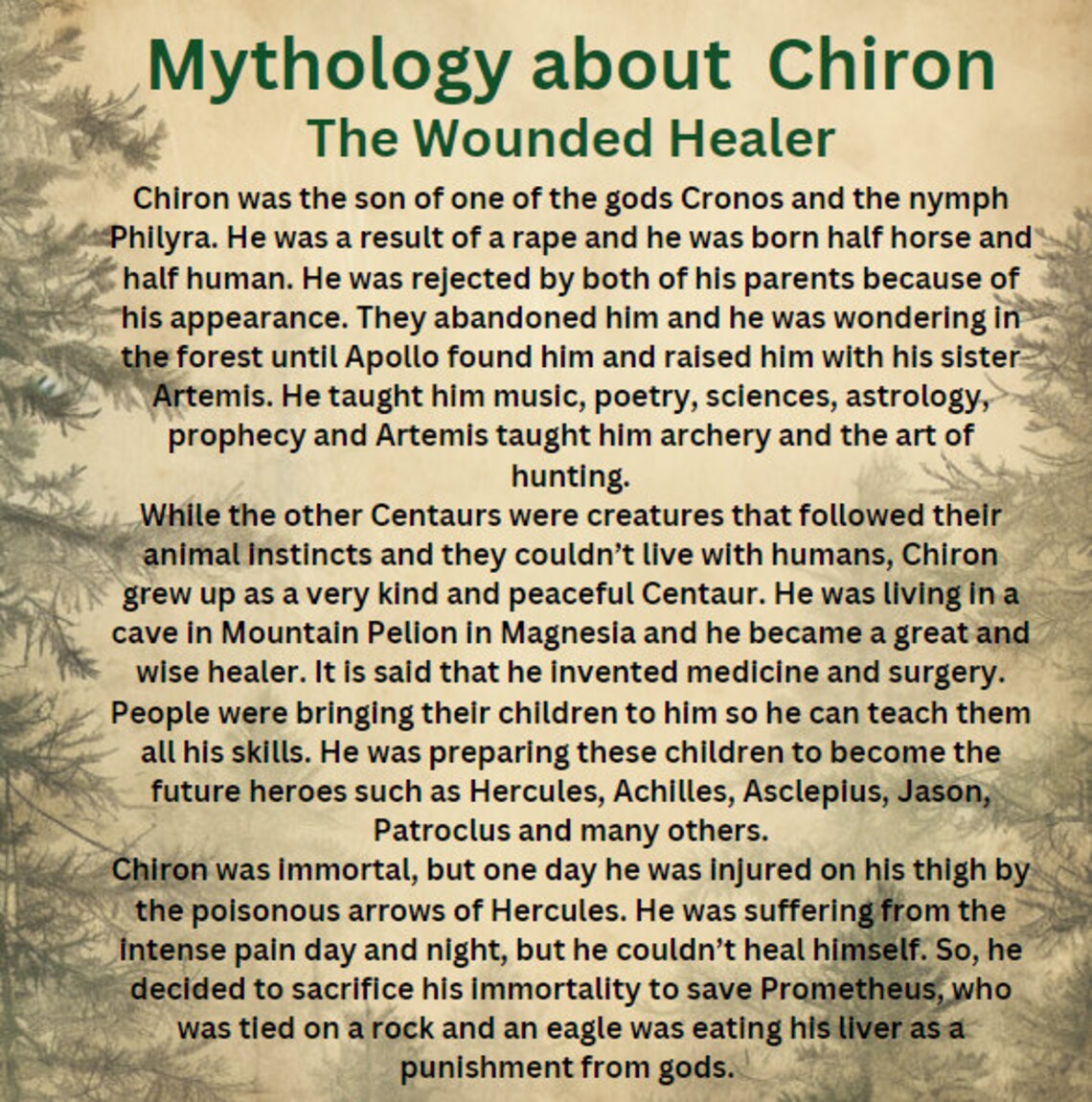 The Wisdom of Your Wound Chiron Reading Astrology Report Birth Chart ...