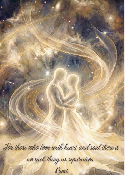 Eternal Soul Connection – Rumi Love Quote Printable – Twin Flame ...