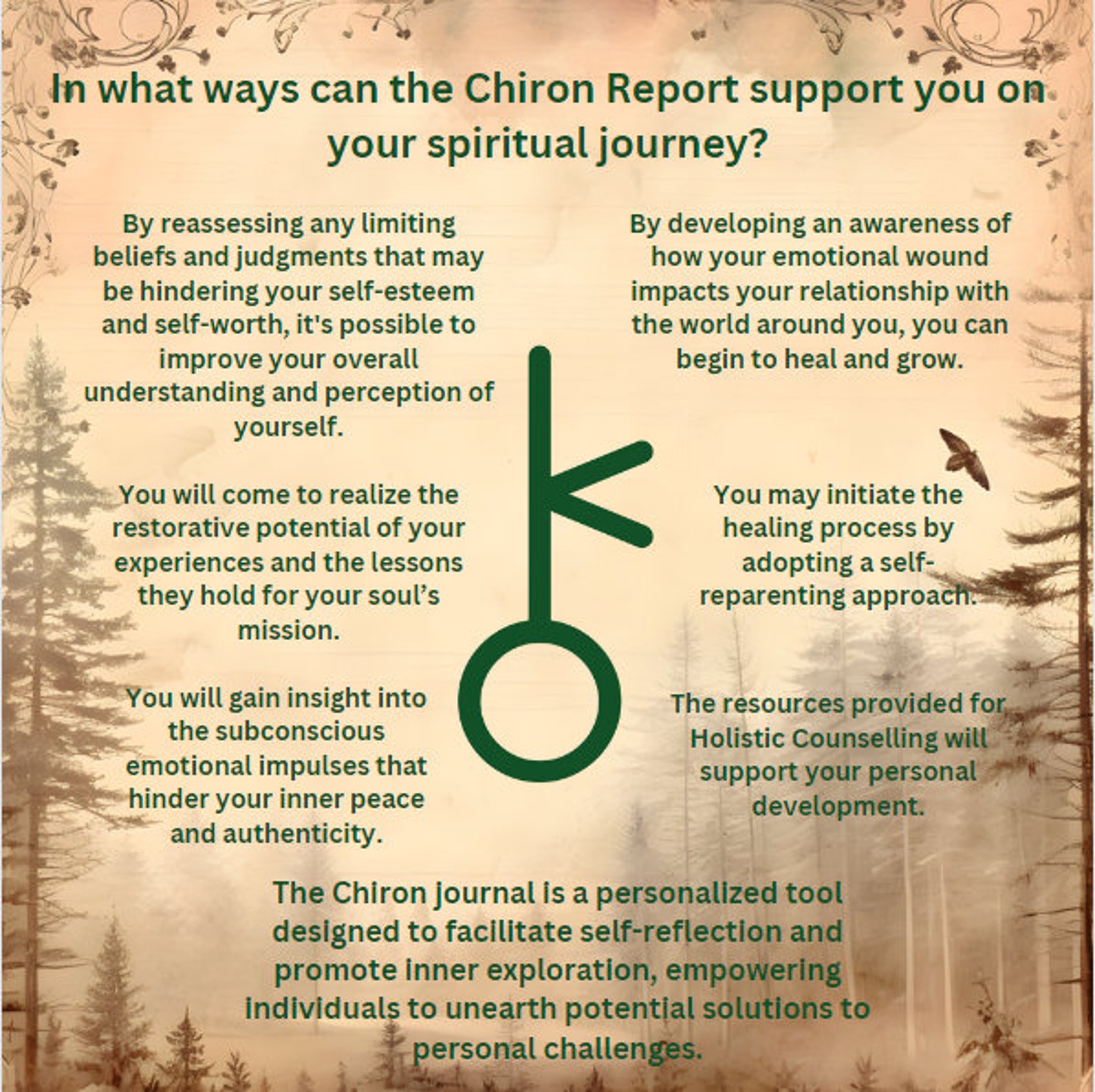The Wisdom of Your Wound Chiron Reading Astrology Report Birth Chart ...