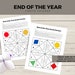 End of the Year Activity Cootie Catcher Printable, Game for 2-6 Grade ...