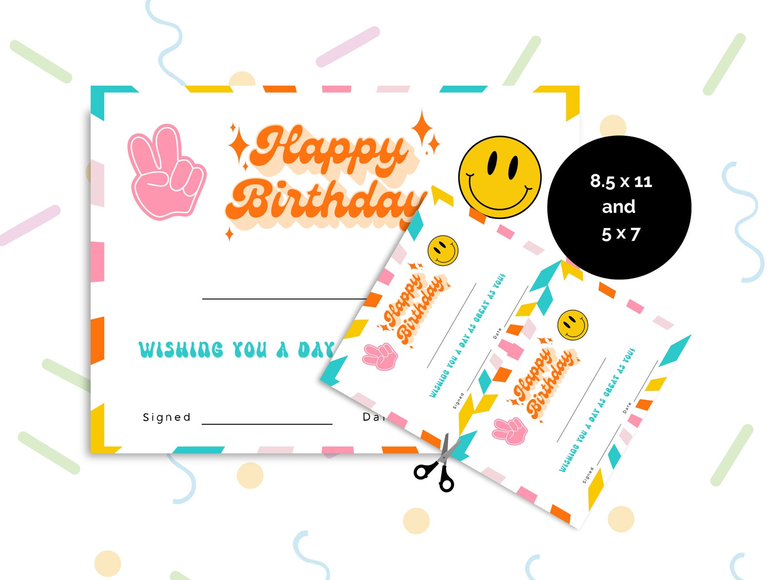 Birthday Certificate for Student, Groovy Birthday, Birthday Certificate ...