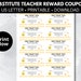 Substitute Teacher Reward Ticket Printable, Substitute Teacher Resource ...