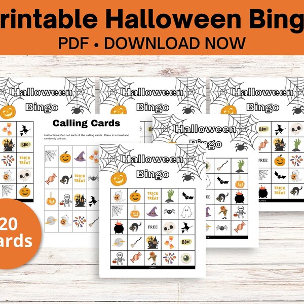 Halloween Bingo - Etsy