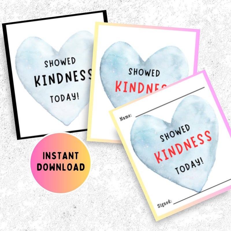 Kindness Cards for Kids - Etsy