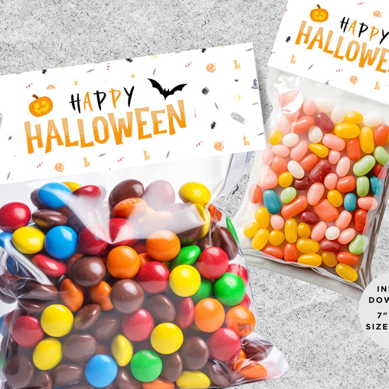 Candy Bag Toppers - Etsy