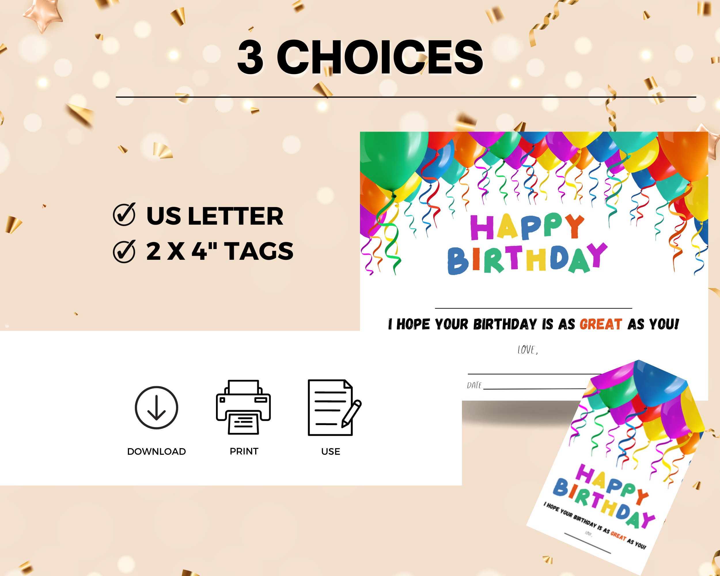 Birthday Certificate for Student, Kids Birthday Certificate, School ...