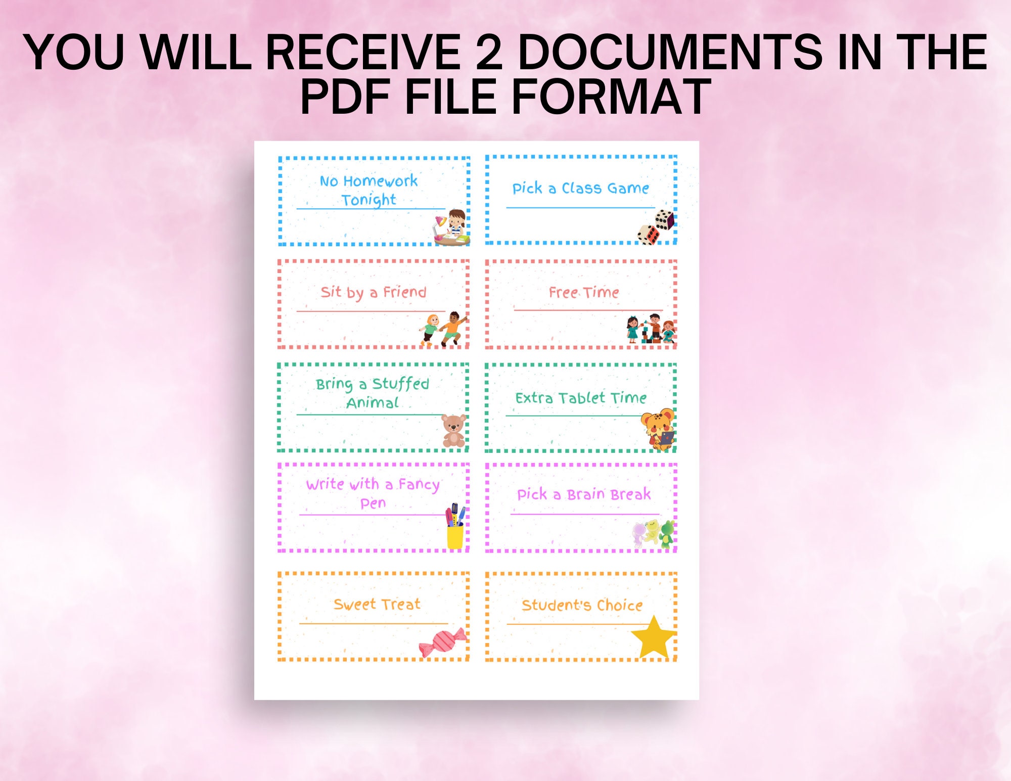 Classroom Reward Coupons Printable, Encourage Positive Behavior ...