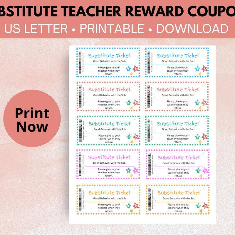 Classroom Coupons - Etsy