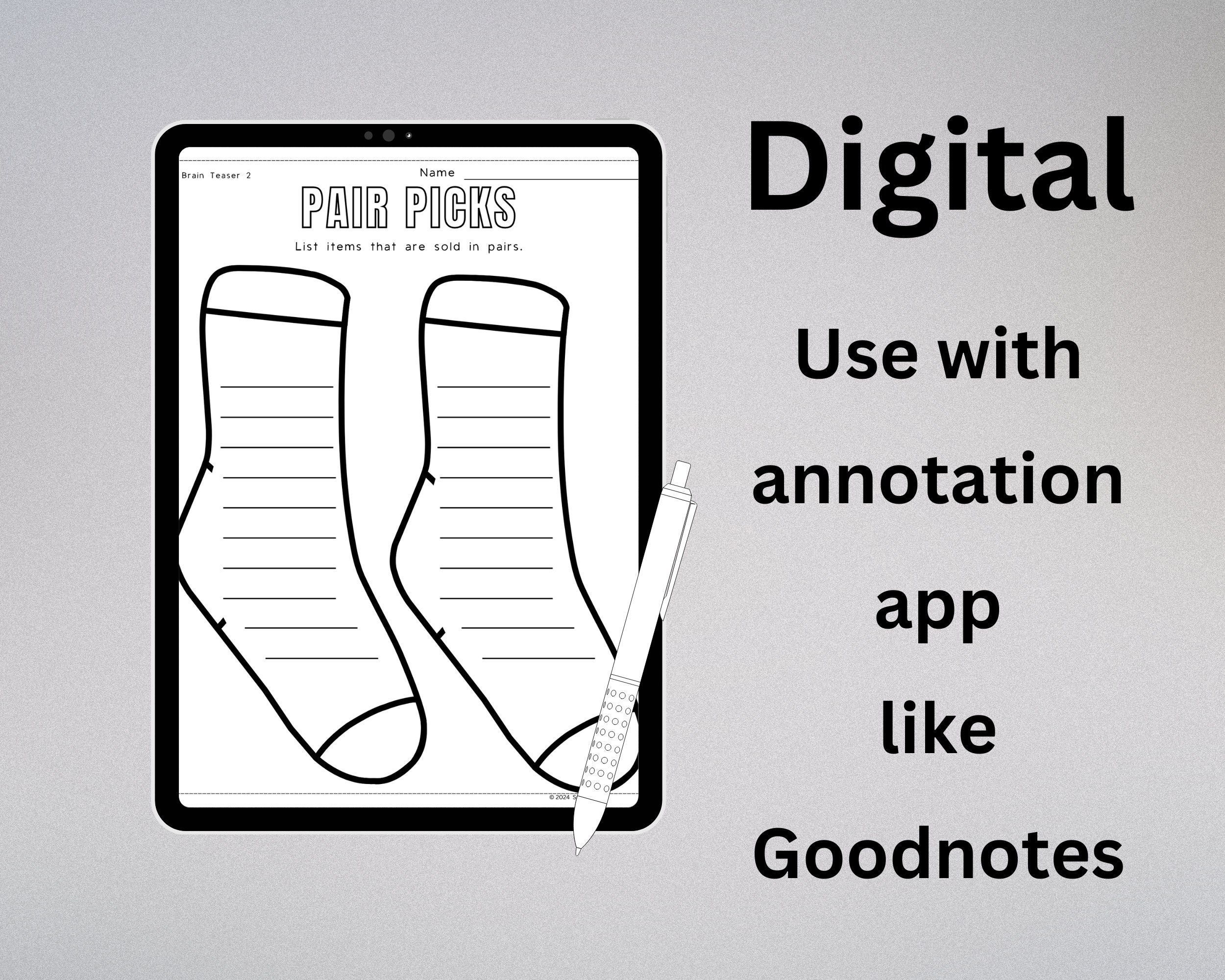 Brain Teasers Word Puzzles Bundle for Grades 3-6 Printable, Thinking ...