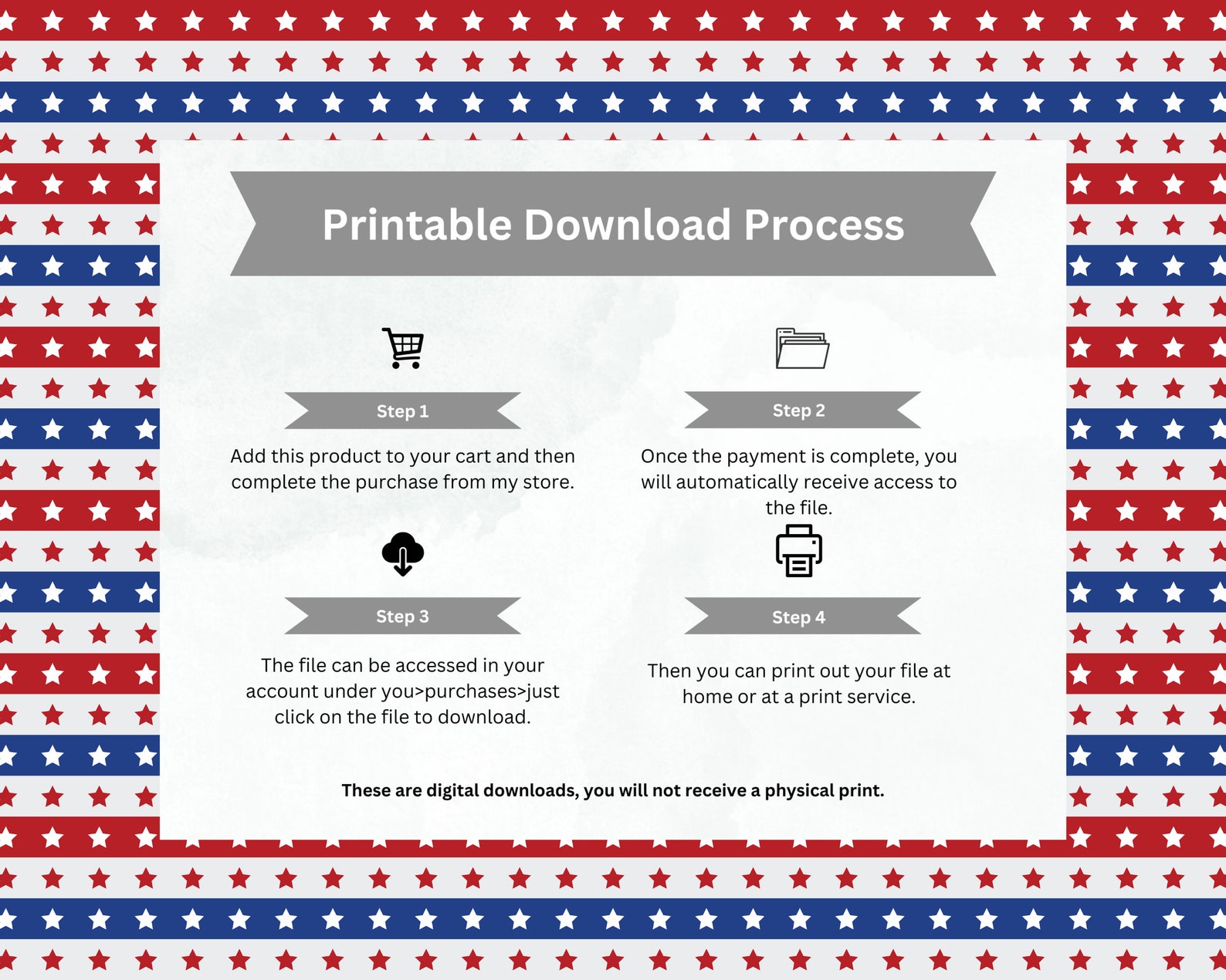 4th of July Placemat Activity Coloring Page Digital 11 X 8.5 Kids Party ...