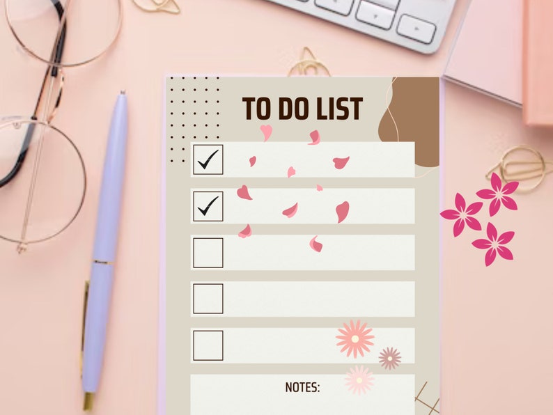 Editable to Do Lists PDF Printable Checklist Template - Etsy