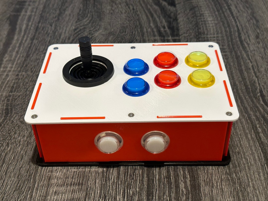 Retro Arcade Console Controller 3D Printed Mini LED Buttons - Etsy