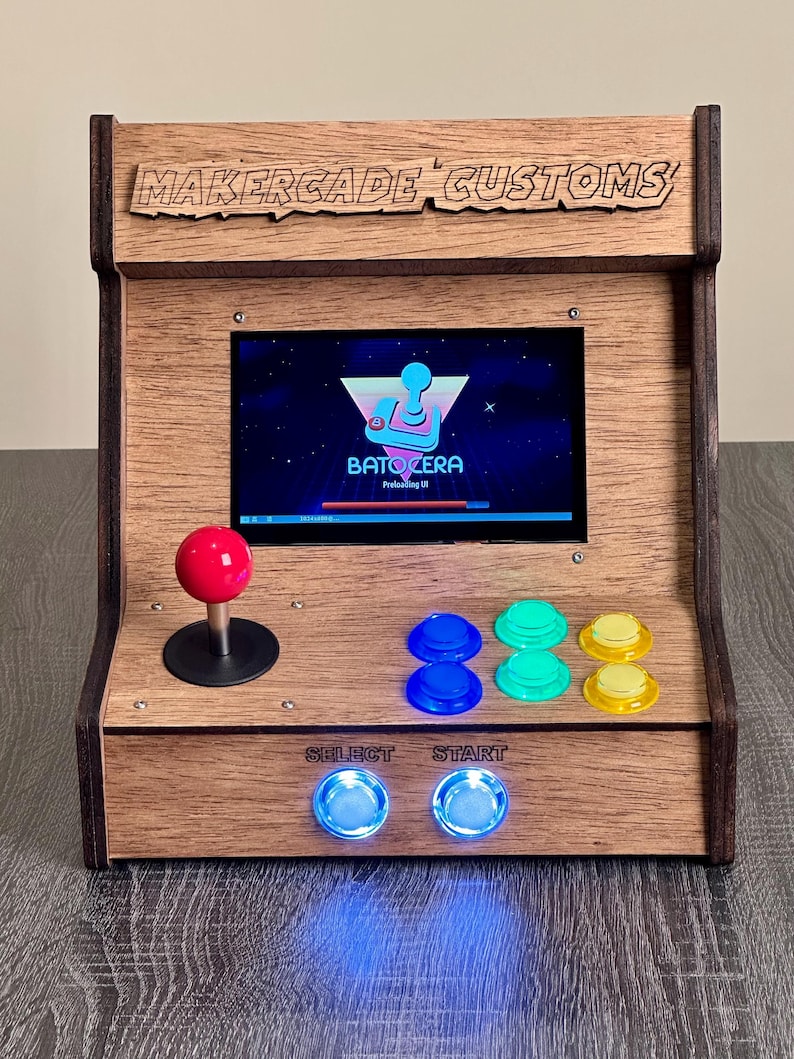 DIY Mini Arcade Cabinet Kit – Flat Pack Plywood Bartop Arcade ...
