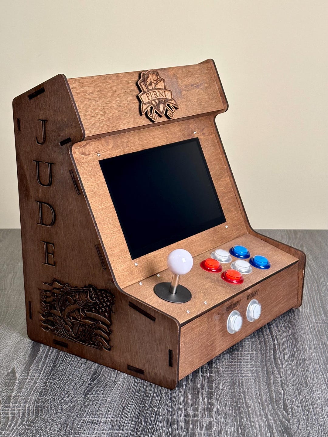 Personalized Mini Tabletop 10 Display Retro Arcade Console Custom ...