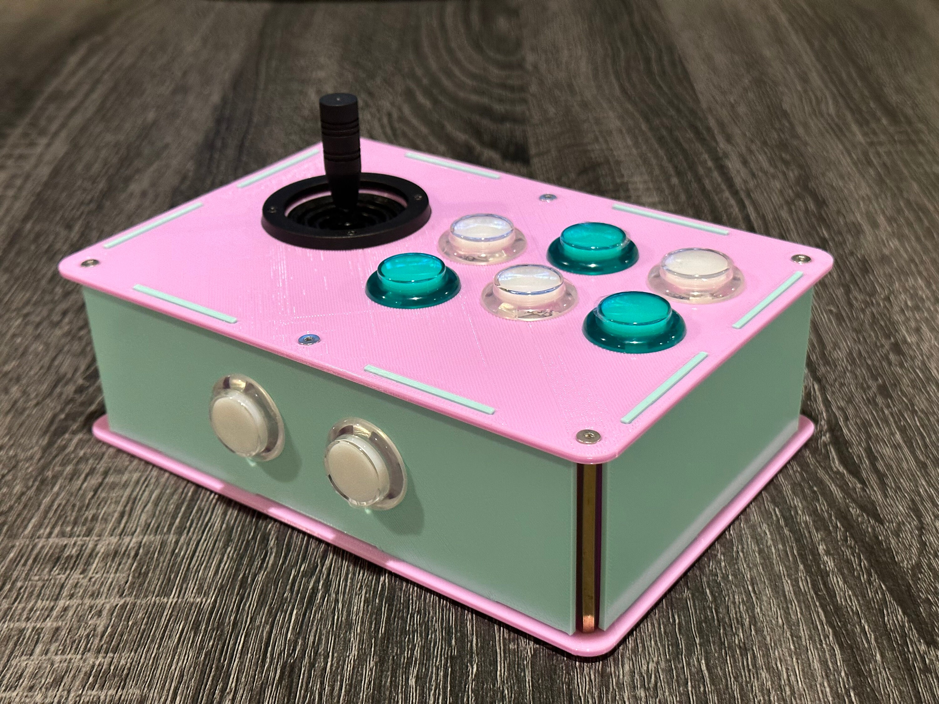 Retro Arcade Console Controller 3D Printed Mini LED Buttons - Etsy