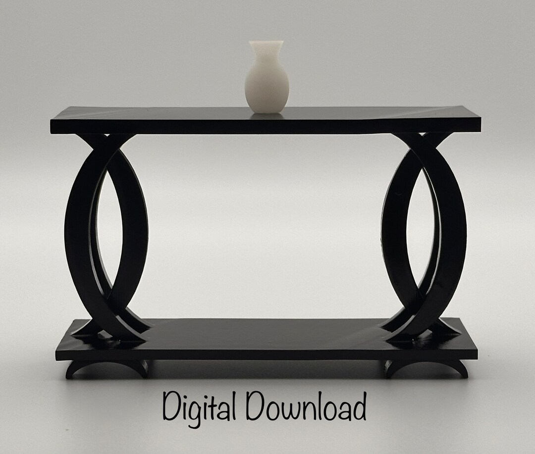 1/12 Scale Miniature Console Table - Etsy