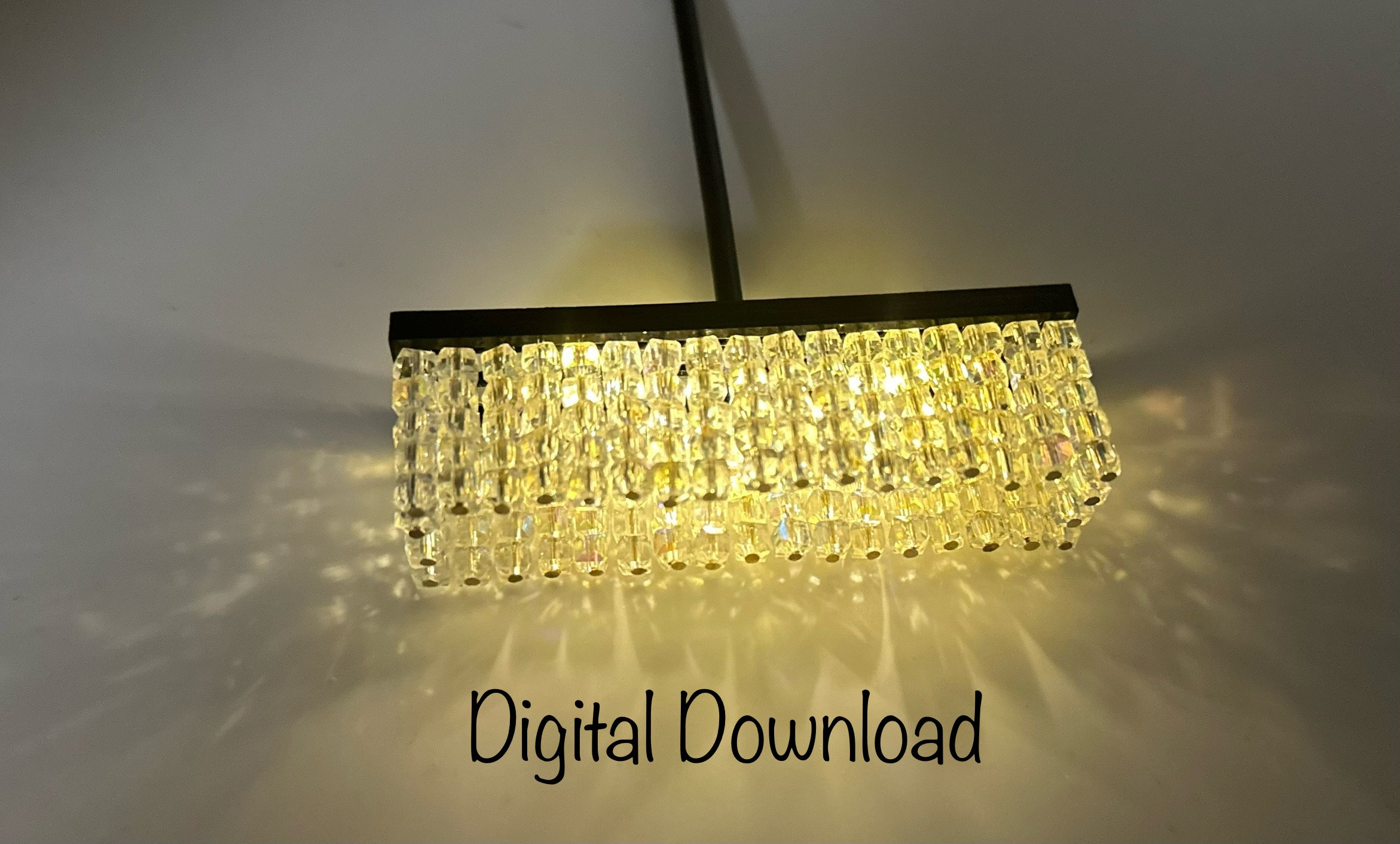 1/12 Scale Rectangular Chandelier Base - Etsy