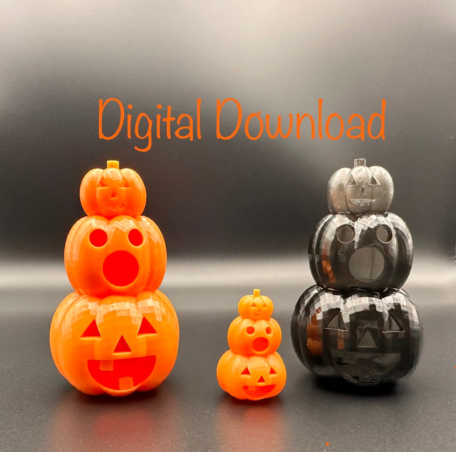 1/12 Scale 3-tier Pumpkin Model - Digital STL File - Etsy