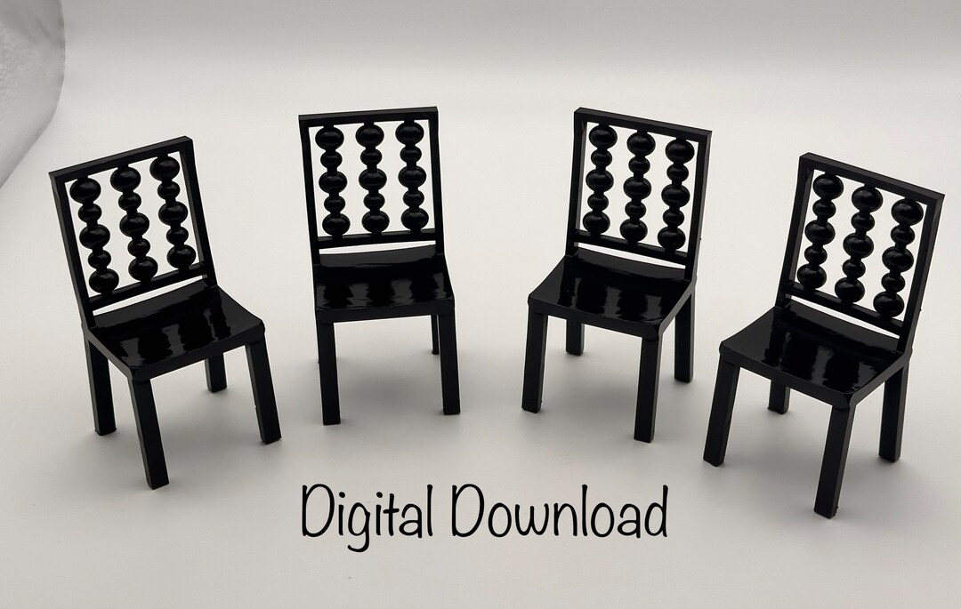 1/12 Scale Miniature Chairs - Etsy