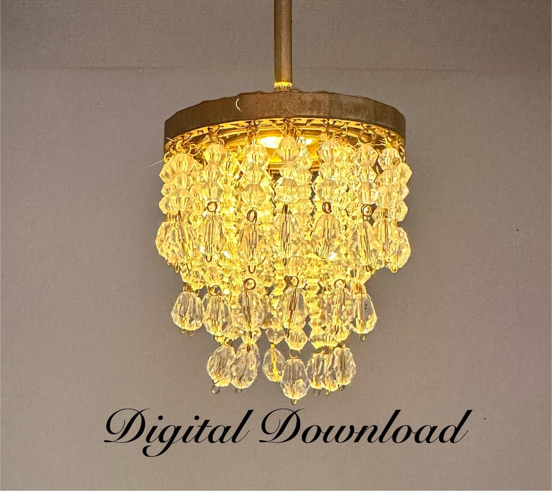 1/12 Scale Miniature Chandelier Base - Etsy