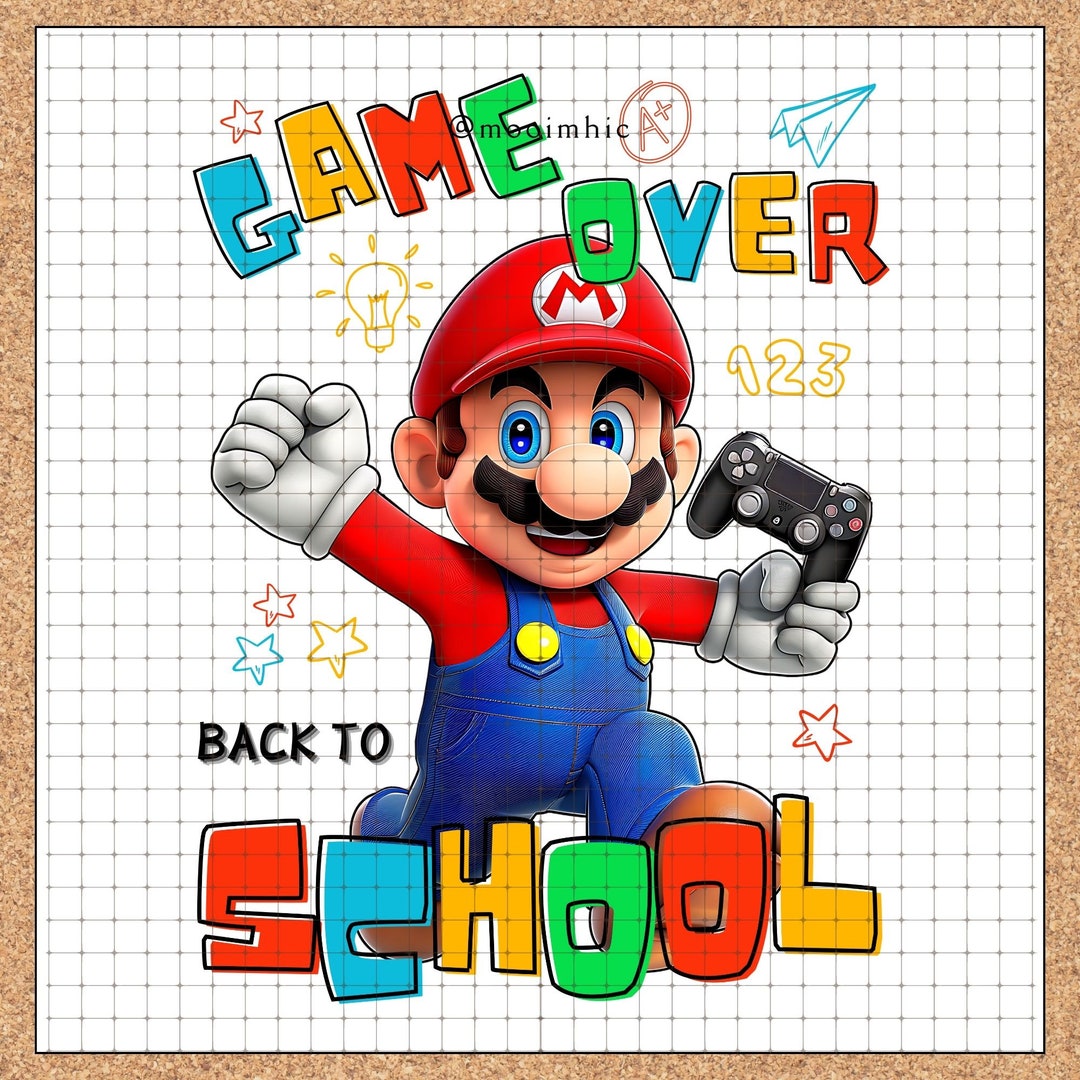 Game Over School Cartoon Png, School Grade Png, Back to School Png ...