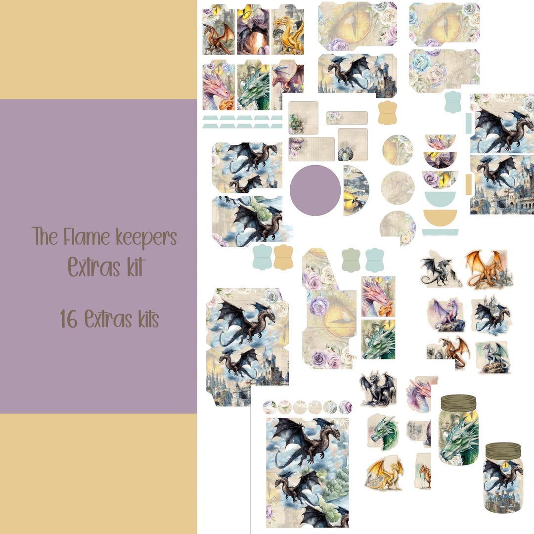 Flame Keepers Extras Kit Scrapbooking, Ephemera, Journal, Digital ...