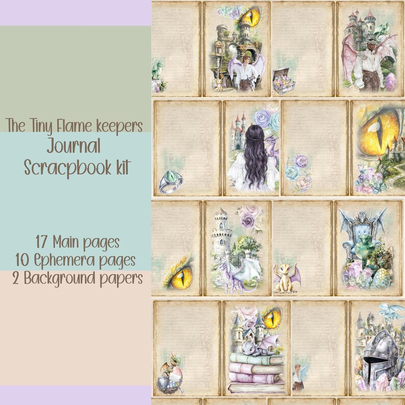 The Tiny Flame Keepers Scrapbooking, Ephemera, Journal, Digital ...