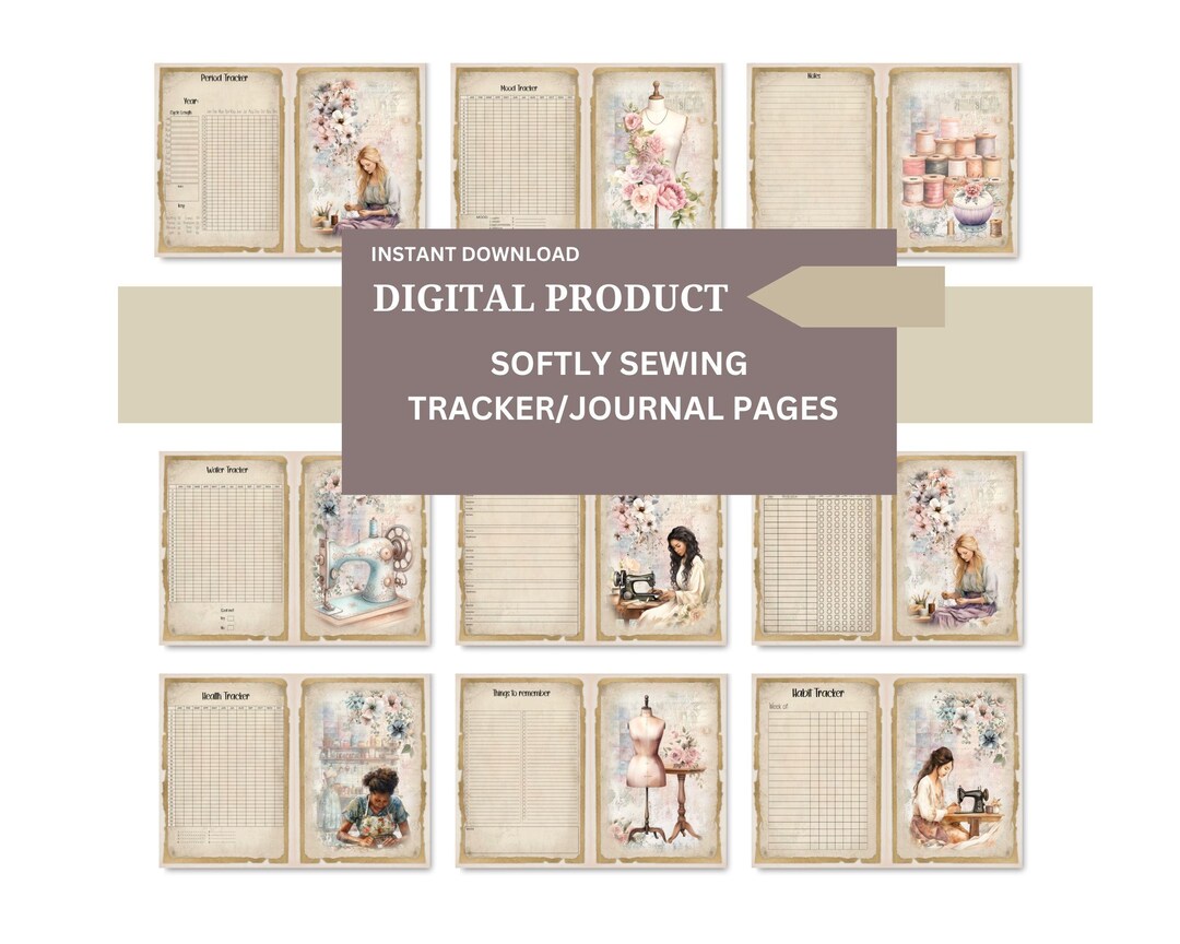 A4 Printable Tracker Pages: DIY Journal Inserts (digital Download) - Etsy