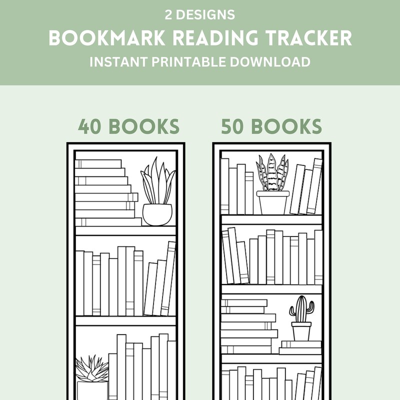 Bookshelf List - Etsy