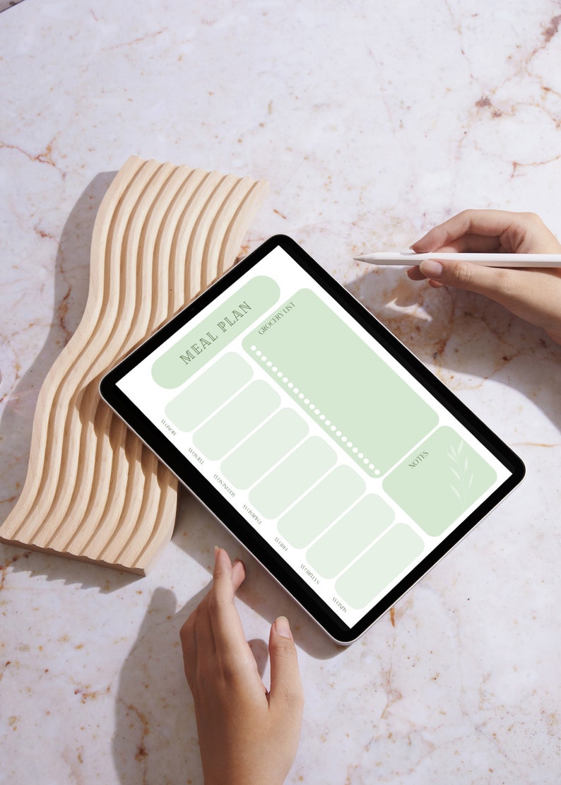 Weekly Meal Planner Printable Fillable PDF Download Meal Plan - Etsy