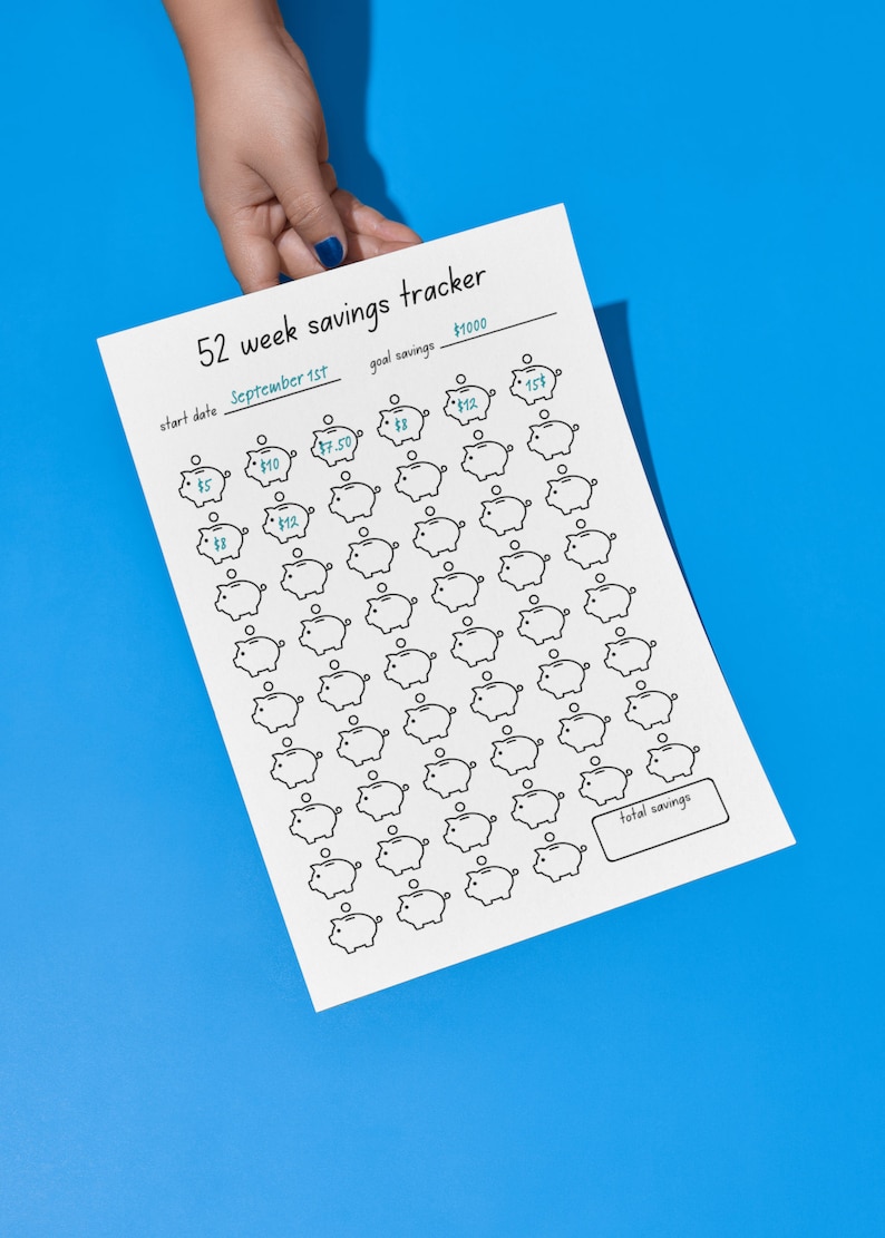 January 2024 Savings Challenge, Month Money Saving Tracker, Printable ...