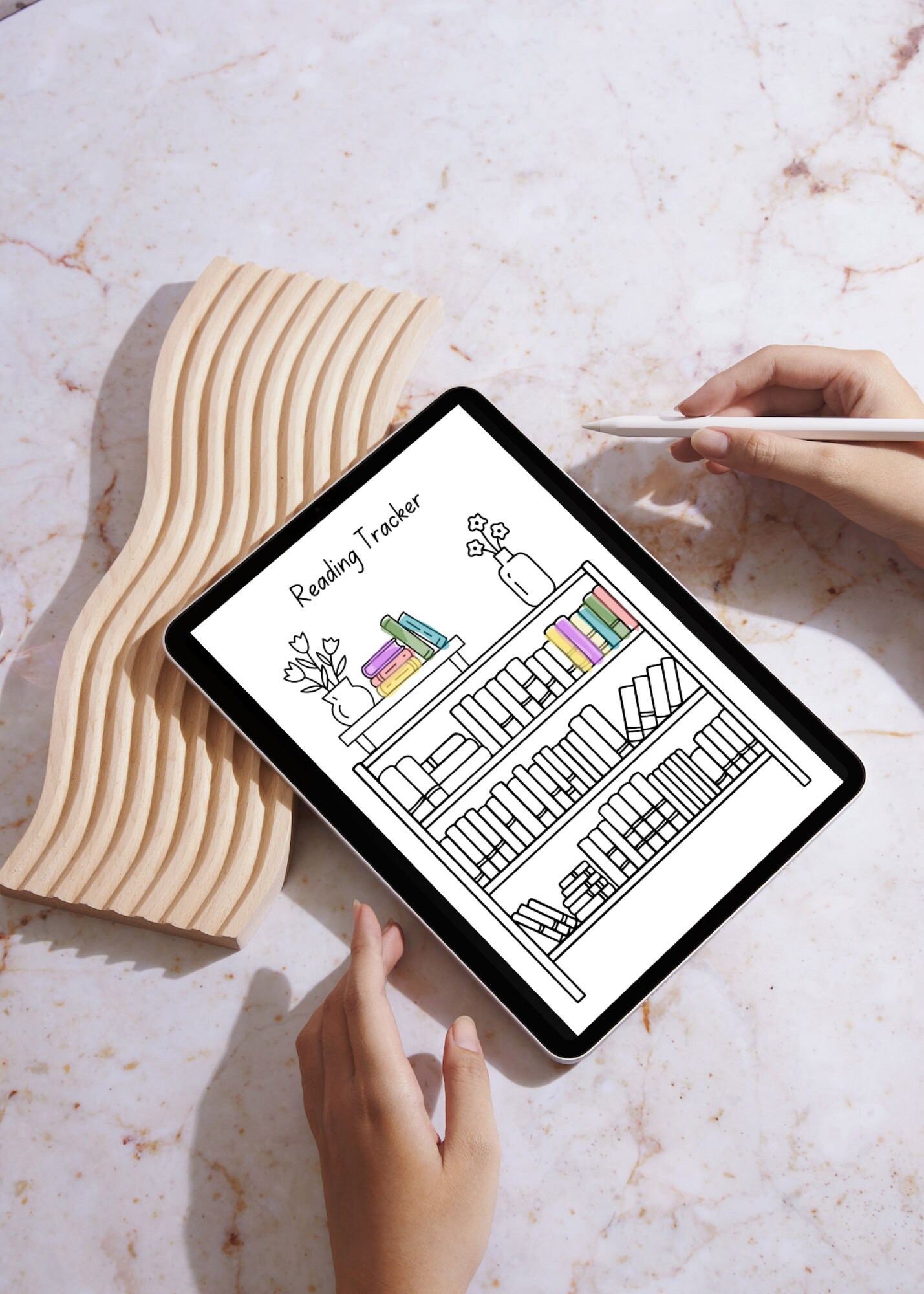 Bookshelf Reading Tracker Printable, Cute Reading Log, Reading ...