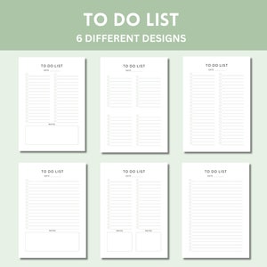 Productivity Planner Bundle Printable PDF, Personal Planner Template ...