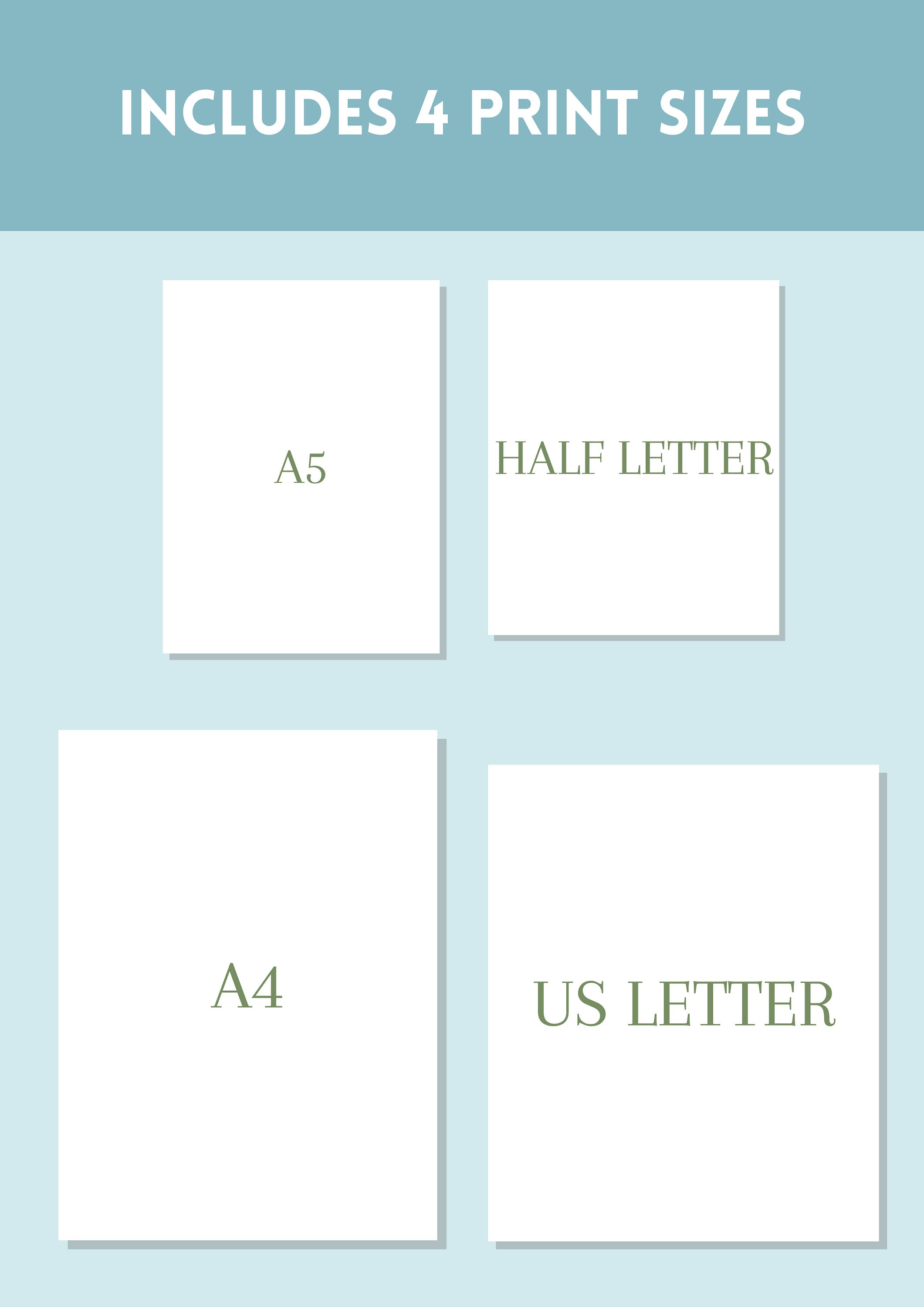 Weight Loss Tracker Printable, 52 Week Yearly Goal Overview, Instant ...