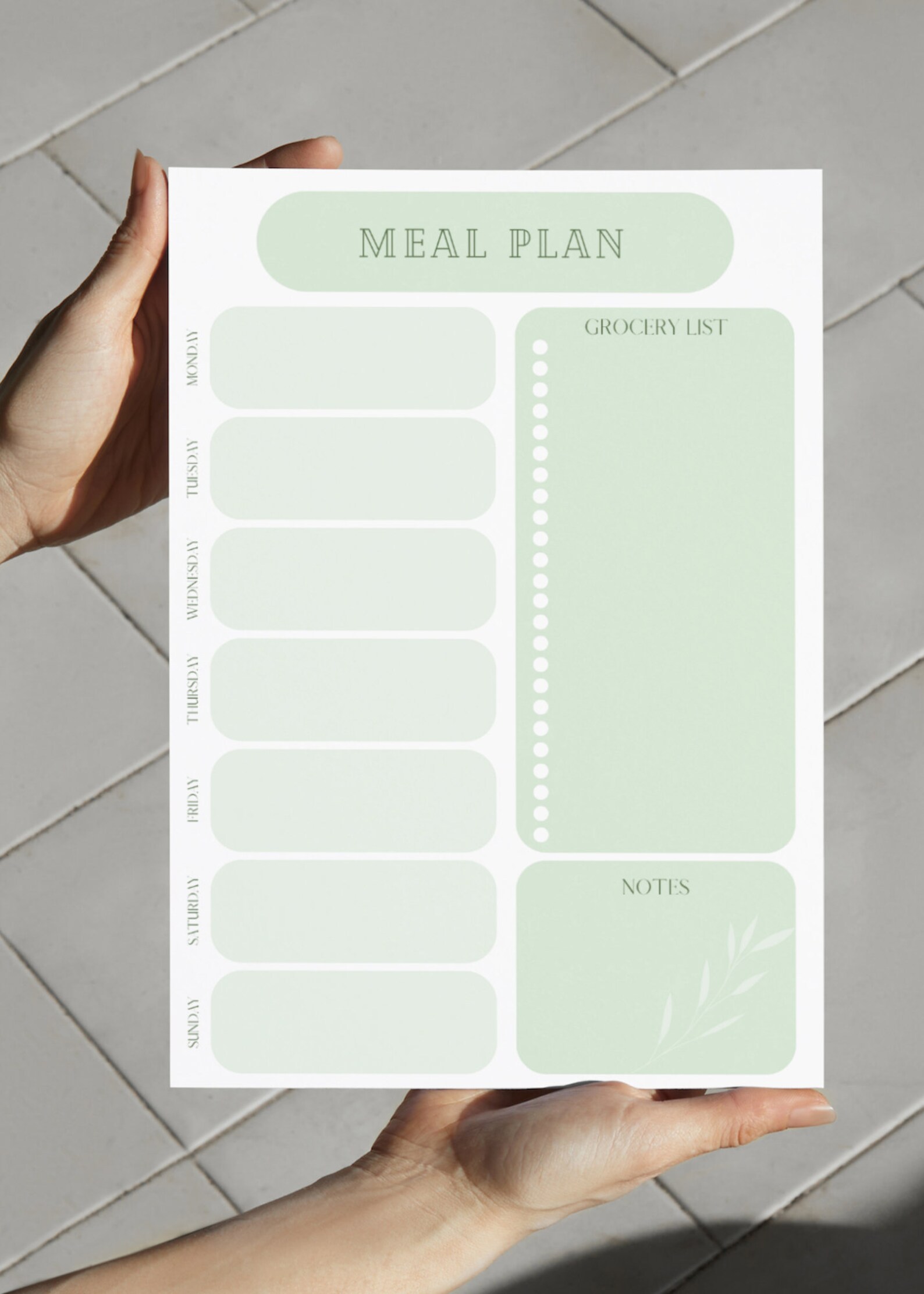 Weekly Meal Planner Printable Fillable PDF Download Meal Plan - Etsy