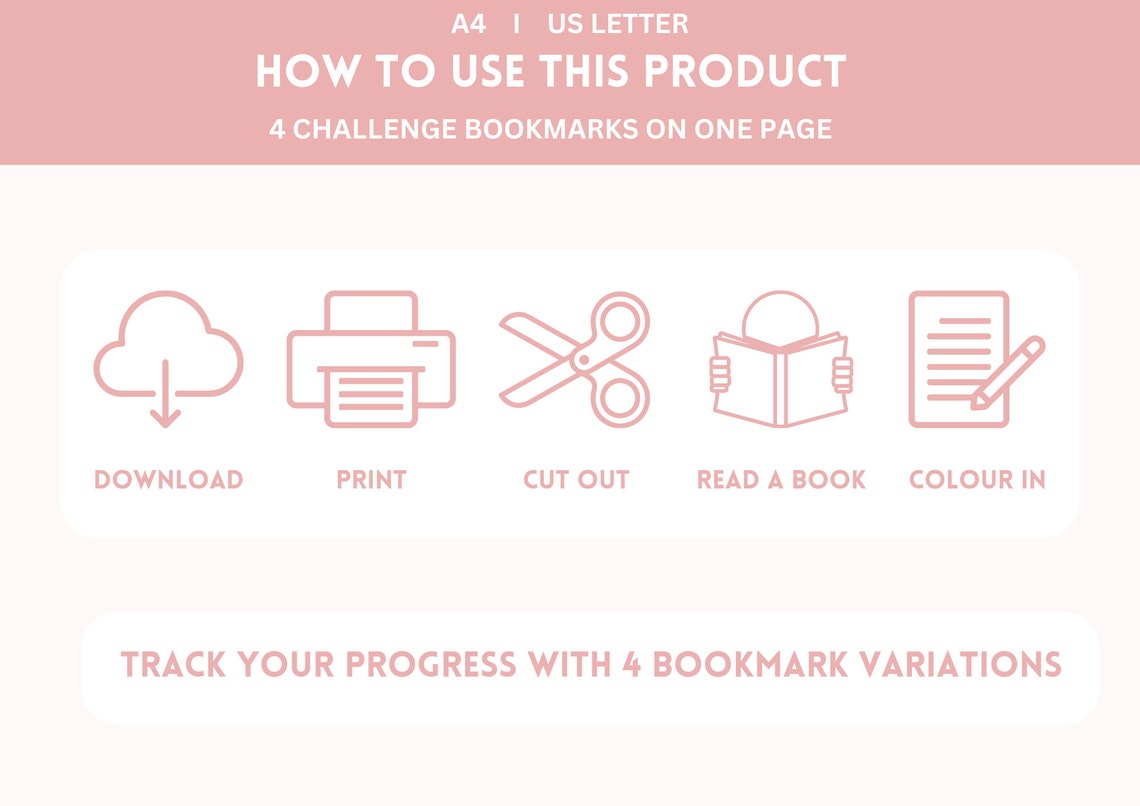 Bookshelf Reading Tracker Printable Bookmark, Instant Download PDF ...