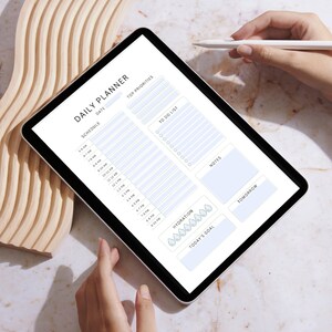 5am Daily Planner Printable and Fillable PDF, Basic Planner, Personal ...