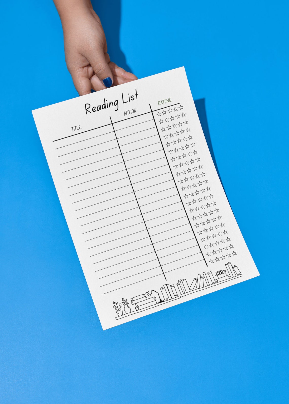 Book Review Reading List, Printable and Fillable PDF Versions, Kids ...