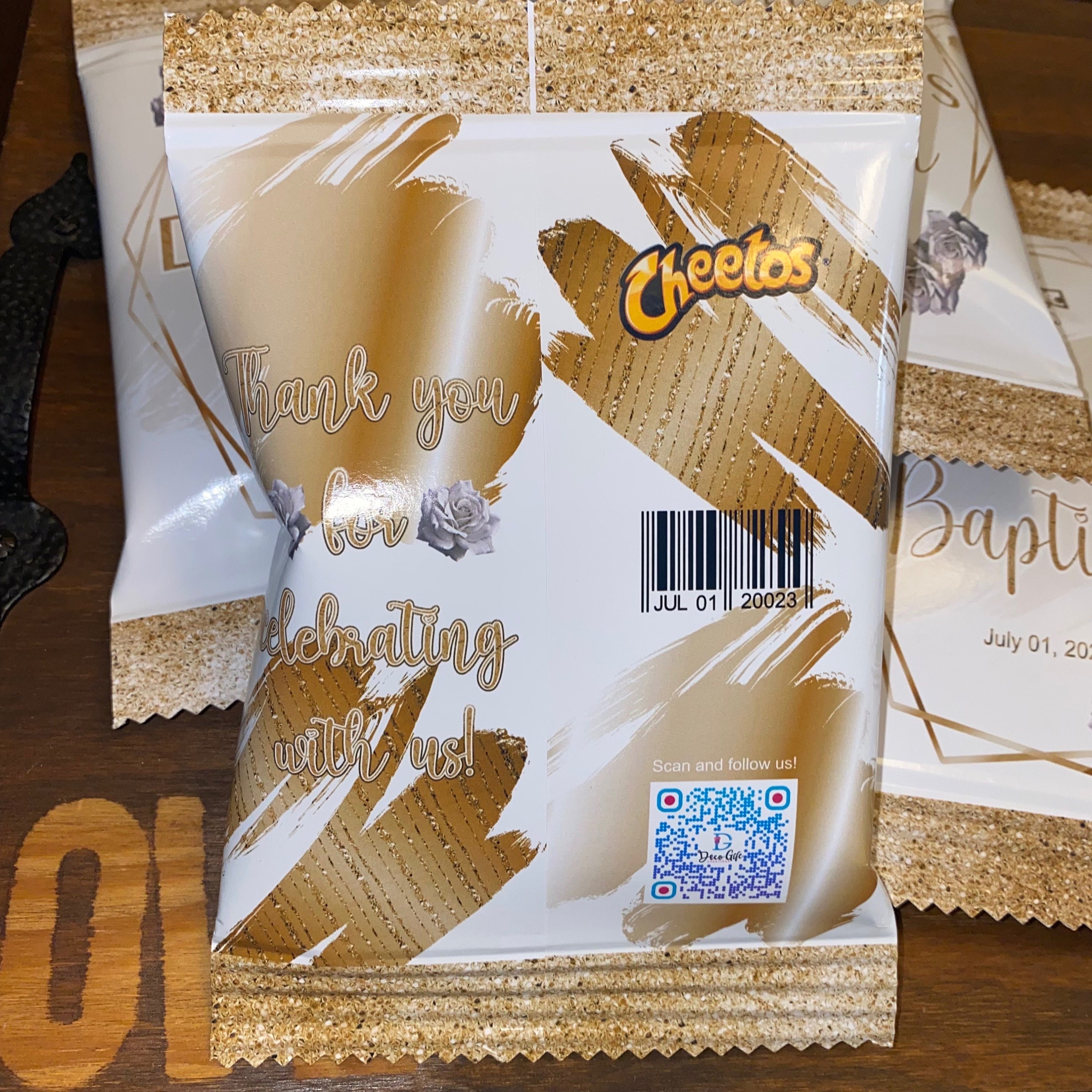 Custom Baptism Chip Bags: Personalized Party Favors - Etsy