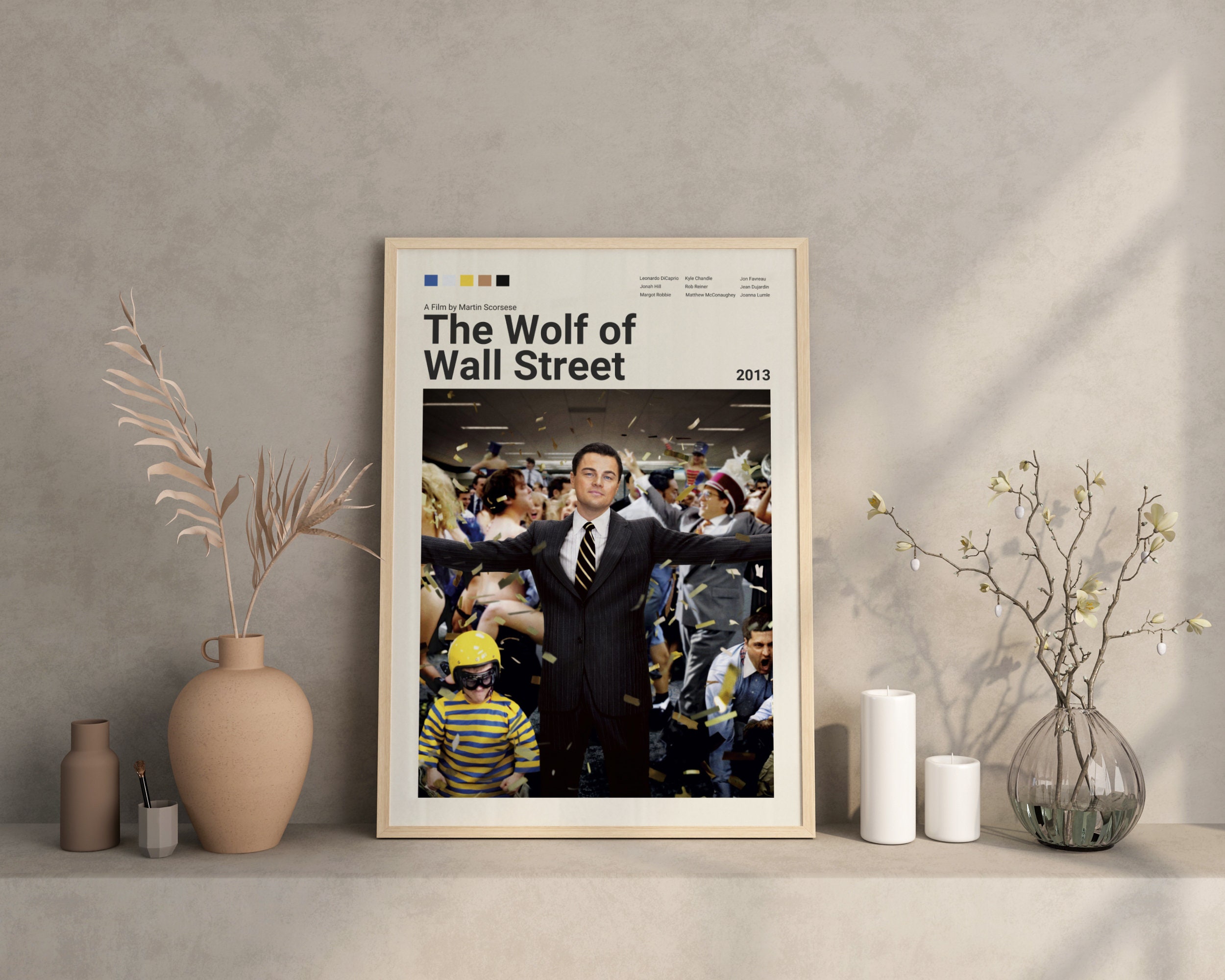 The Wolf of Wall Street Poster, Wolf of Wall Street Print, Movie Poster ...