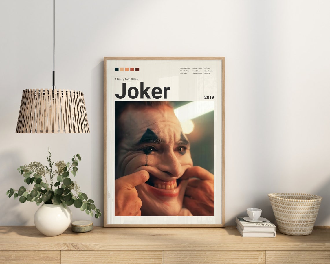 Joker Poster, Joker Movie Poster, Movie Poster, Living Room Poster ...