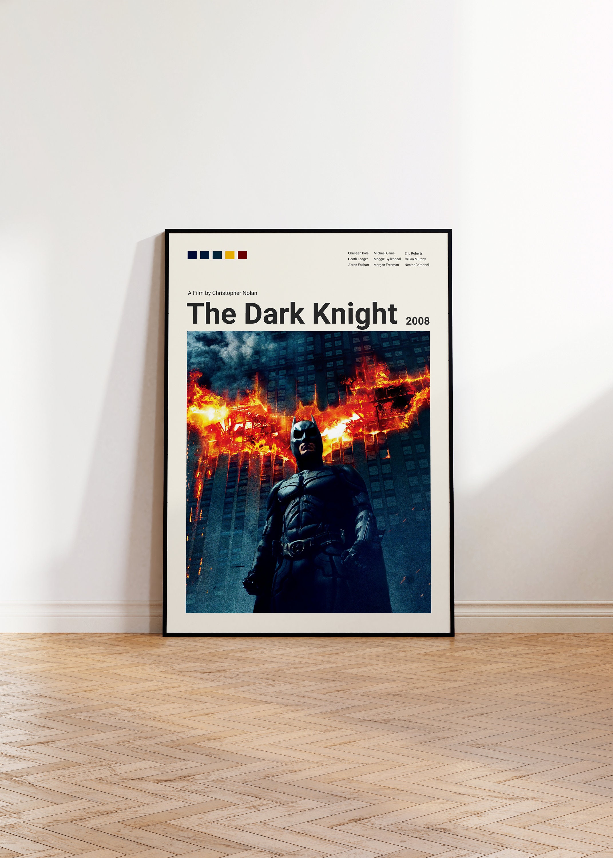 The Dark Knight Poster, the Dark Knight Print, Movie Poster, Living ...
