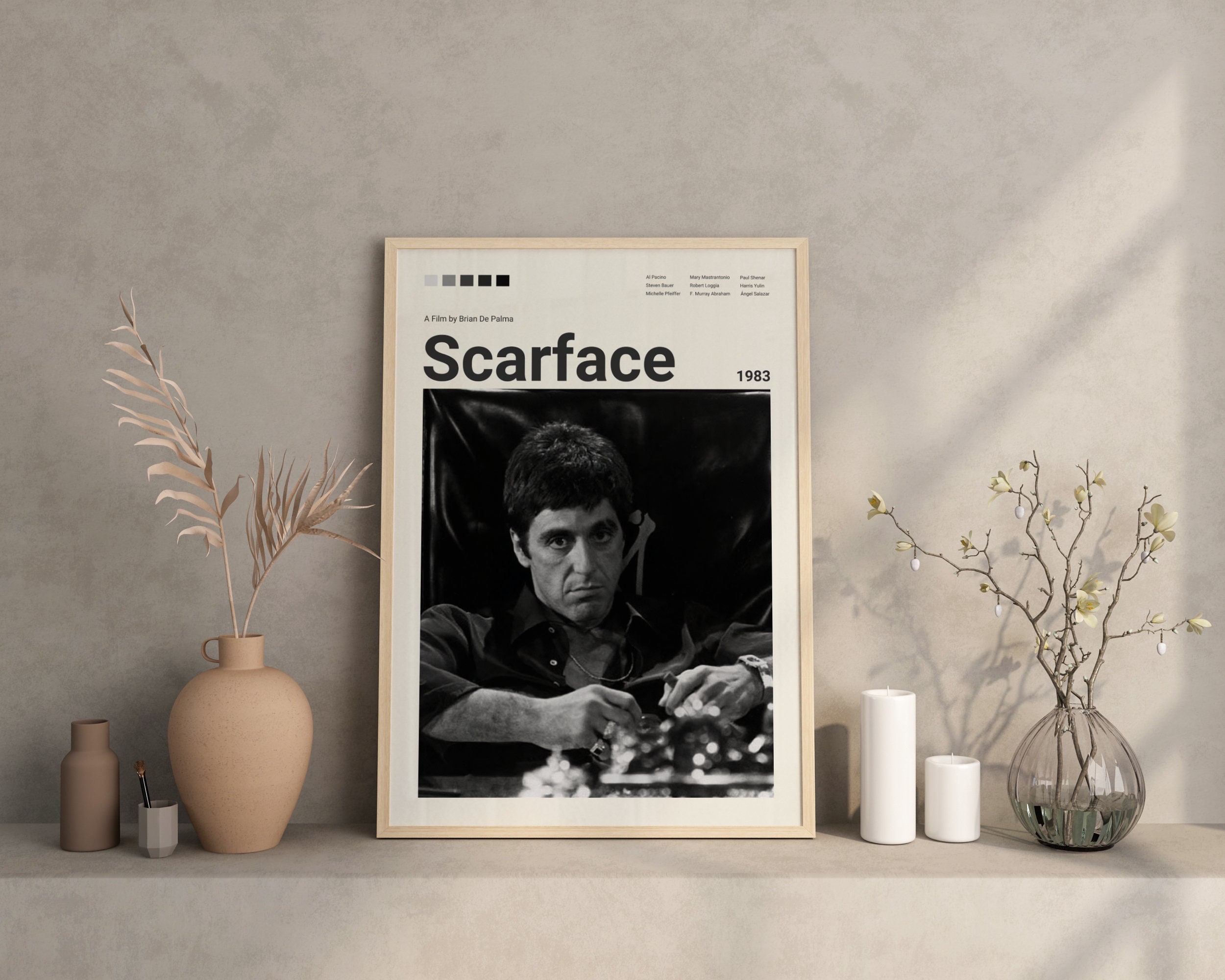Scarface Poster, Scarface Movie Poster, Movie Poster, Living Room ...