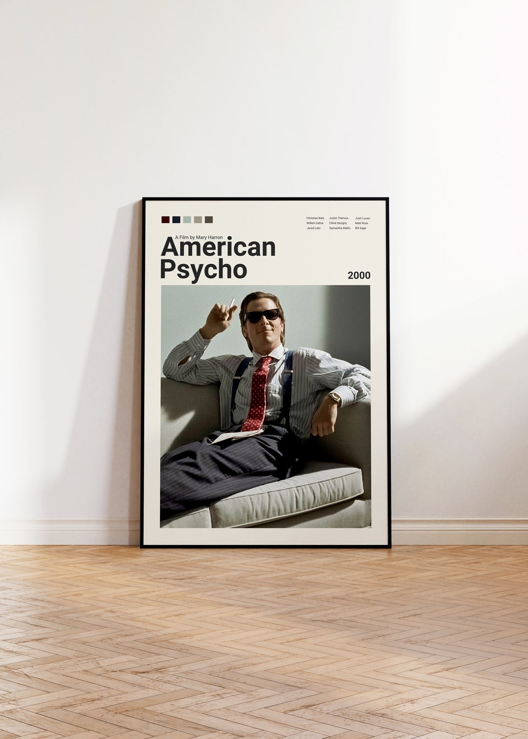 American Psycho Poster, American Psycho Print, Movie Poster, Living ...