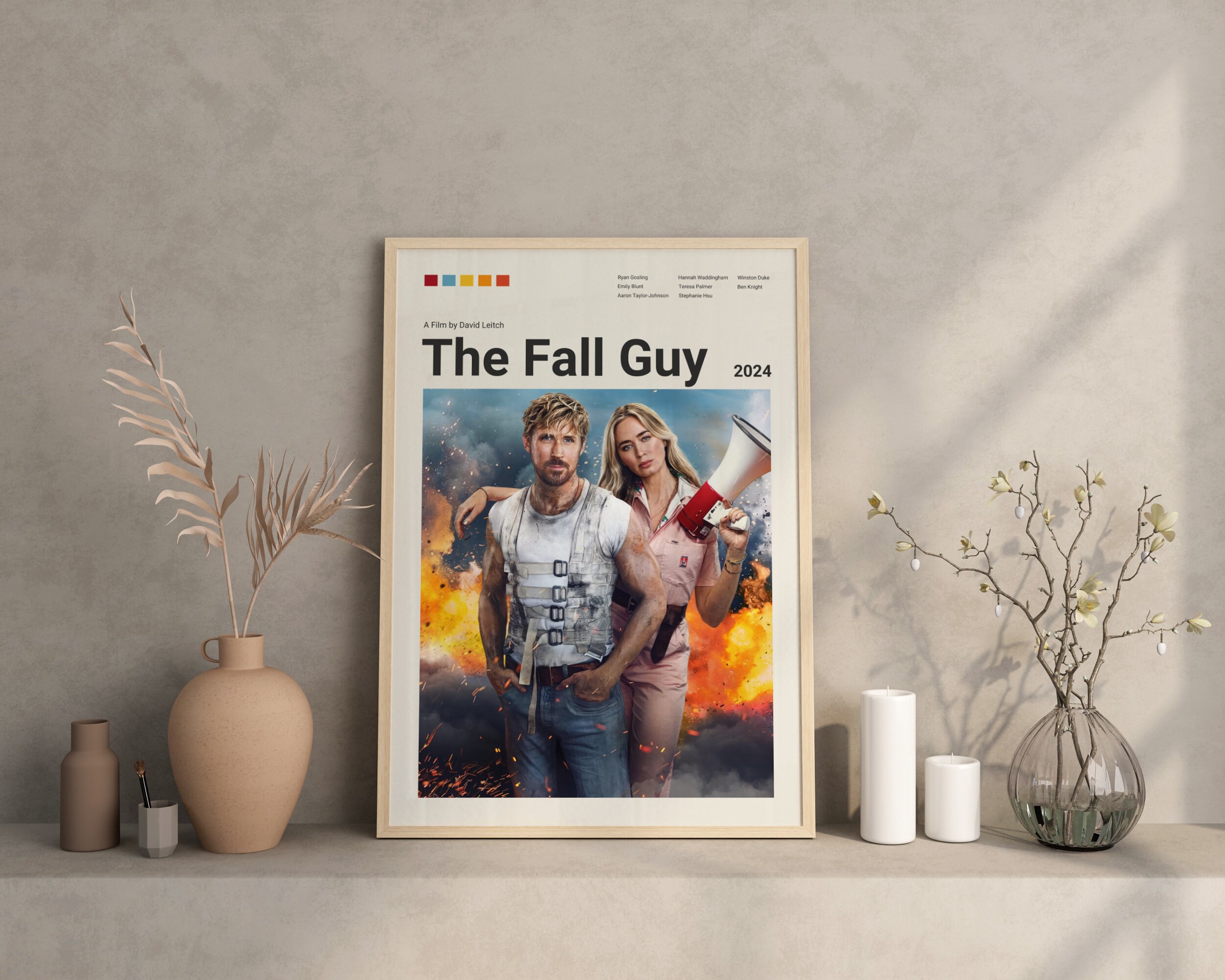 The Fall Guy Poster, Fall Guy Poster, Movie Poster, Living Room Poster ...