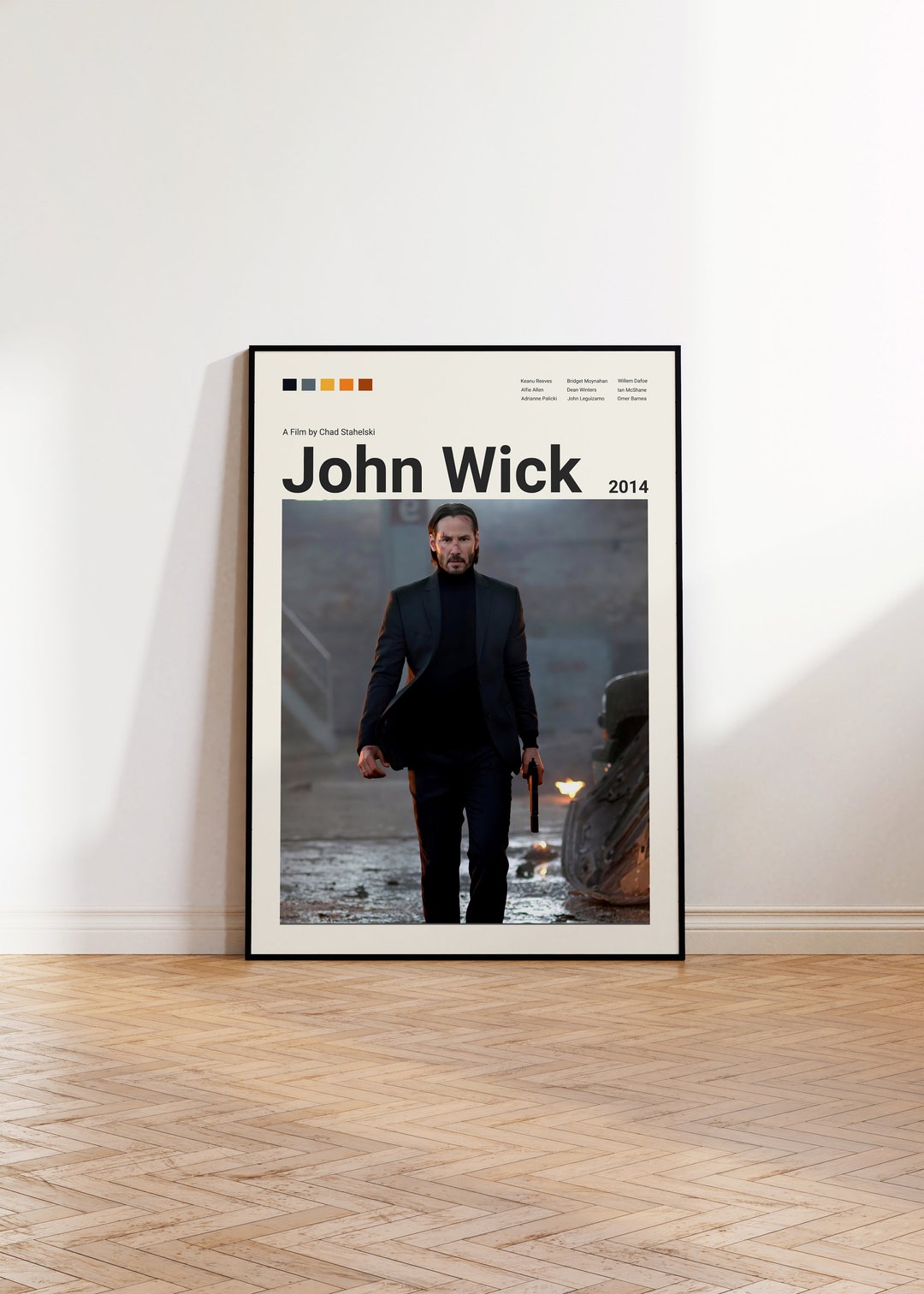 John Wick Poster, John Wick Print, Movie Print, Movie Poster, Living ...