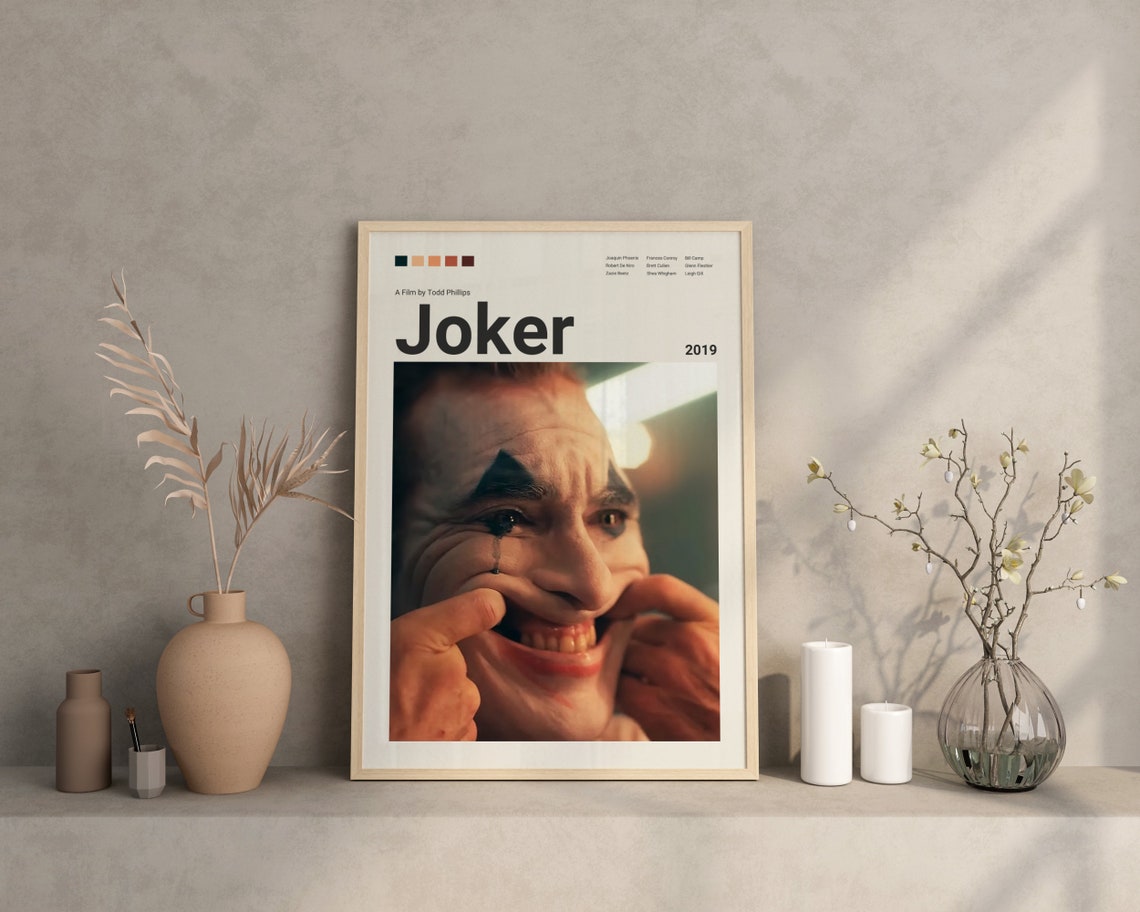 Joker Poster, Joker Movie Poster, Movie Poster, Living Room Poster ...